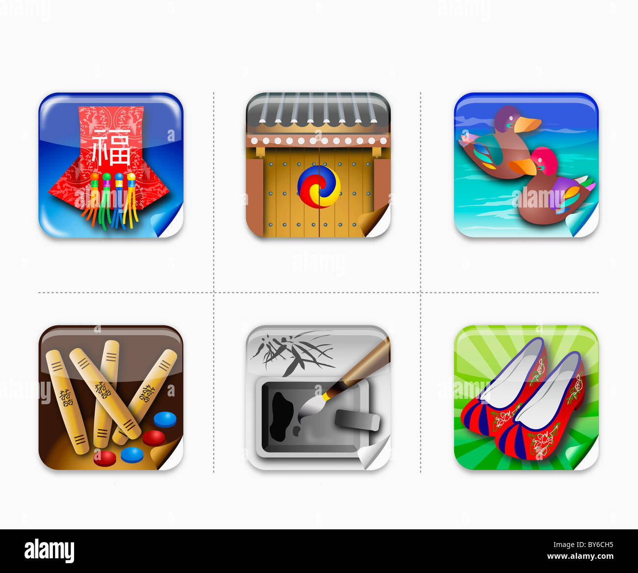 various types of icon Stock Photo - Alamy