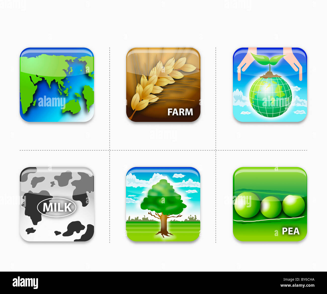 various types of icon Stock Photo - Alamy