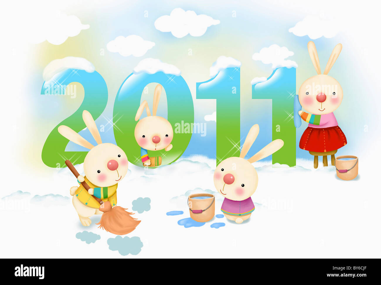 Animal testing rabbits hi-res stock photography and images - Alamy