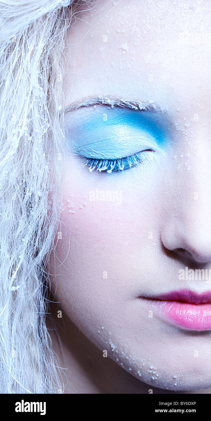 Beautiful fantasy eye face art close up hi-res stock photography and ...