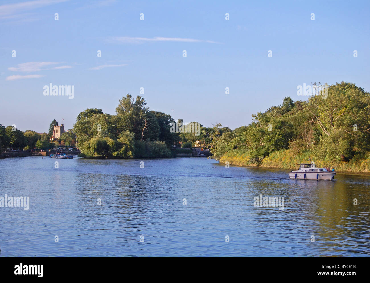 boating on the thames at twickenham Stock Photo - Alamy