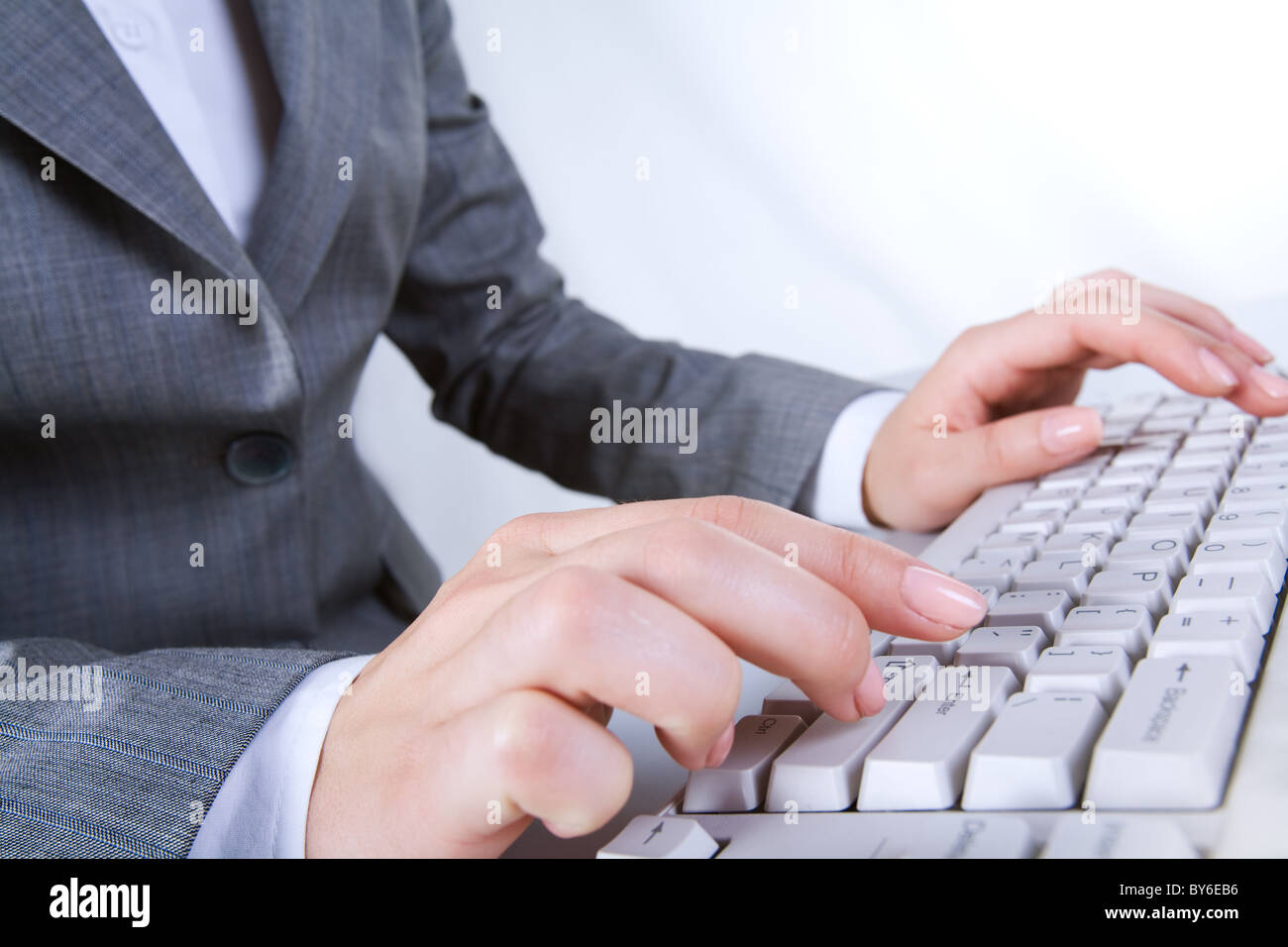 Finger qwerty hi-res stock photography and images - Alamy