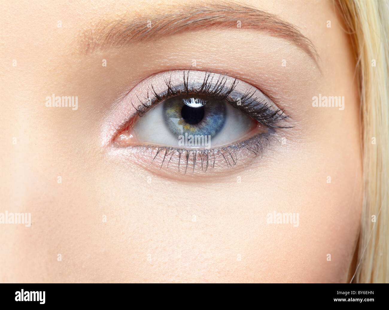 girl's eye-zone portrait Stock Photo - Alamy