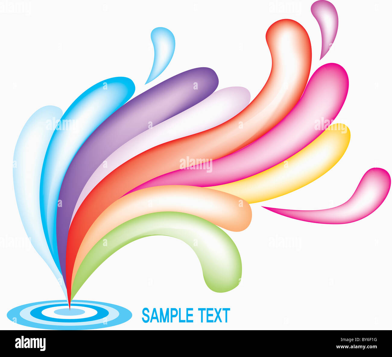 drop shaped illustration background Stock Photo - Alamy