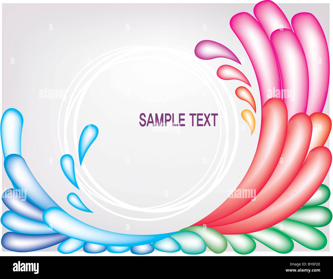 drop shaped illustration background Stock Photo - Alamy