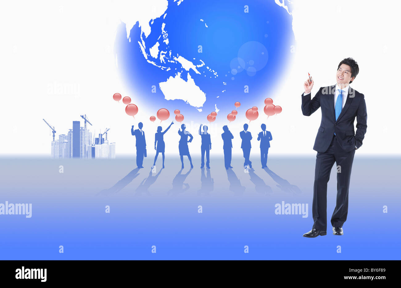 Smiling successful man smiley face hi-res stock photography and images ...