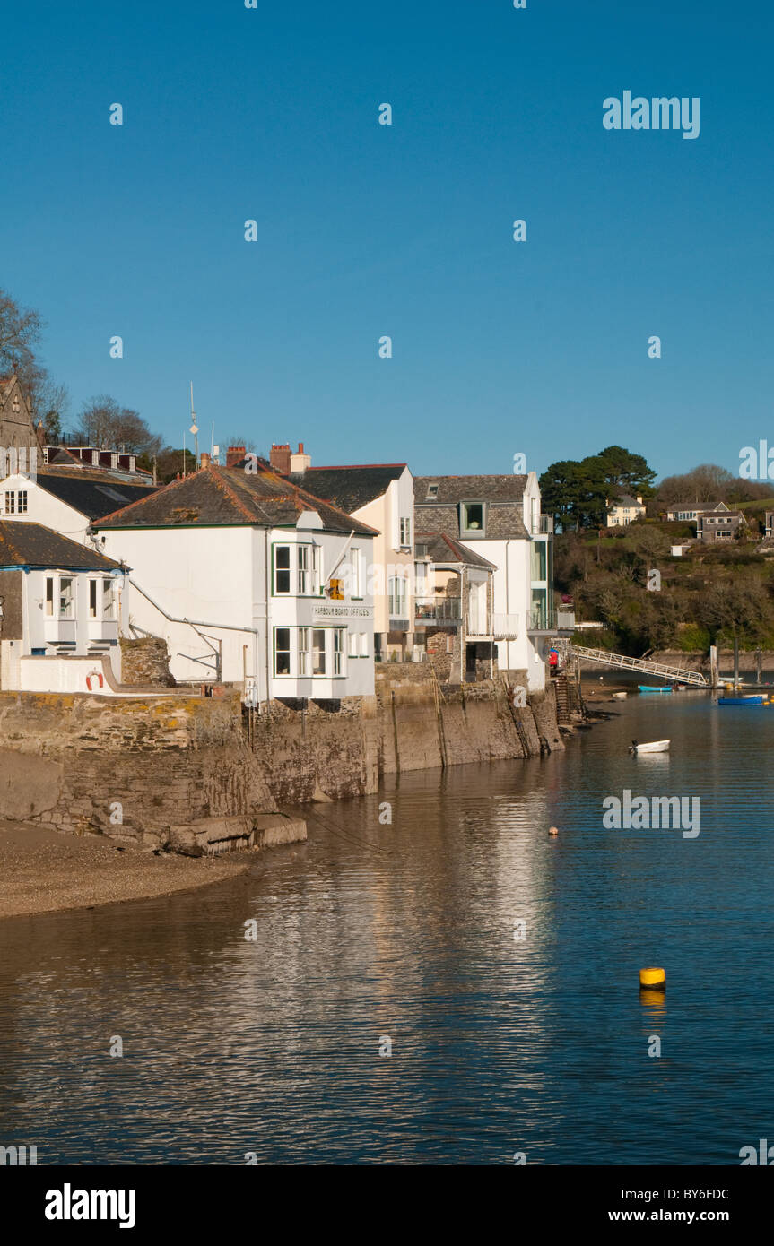 Fowey and the Fowey River Cornwall West Country England Stock Photo - Alamy