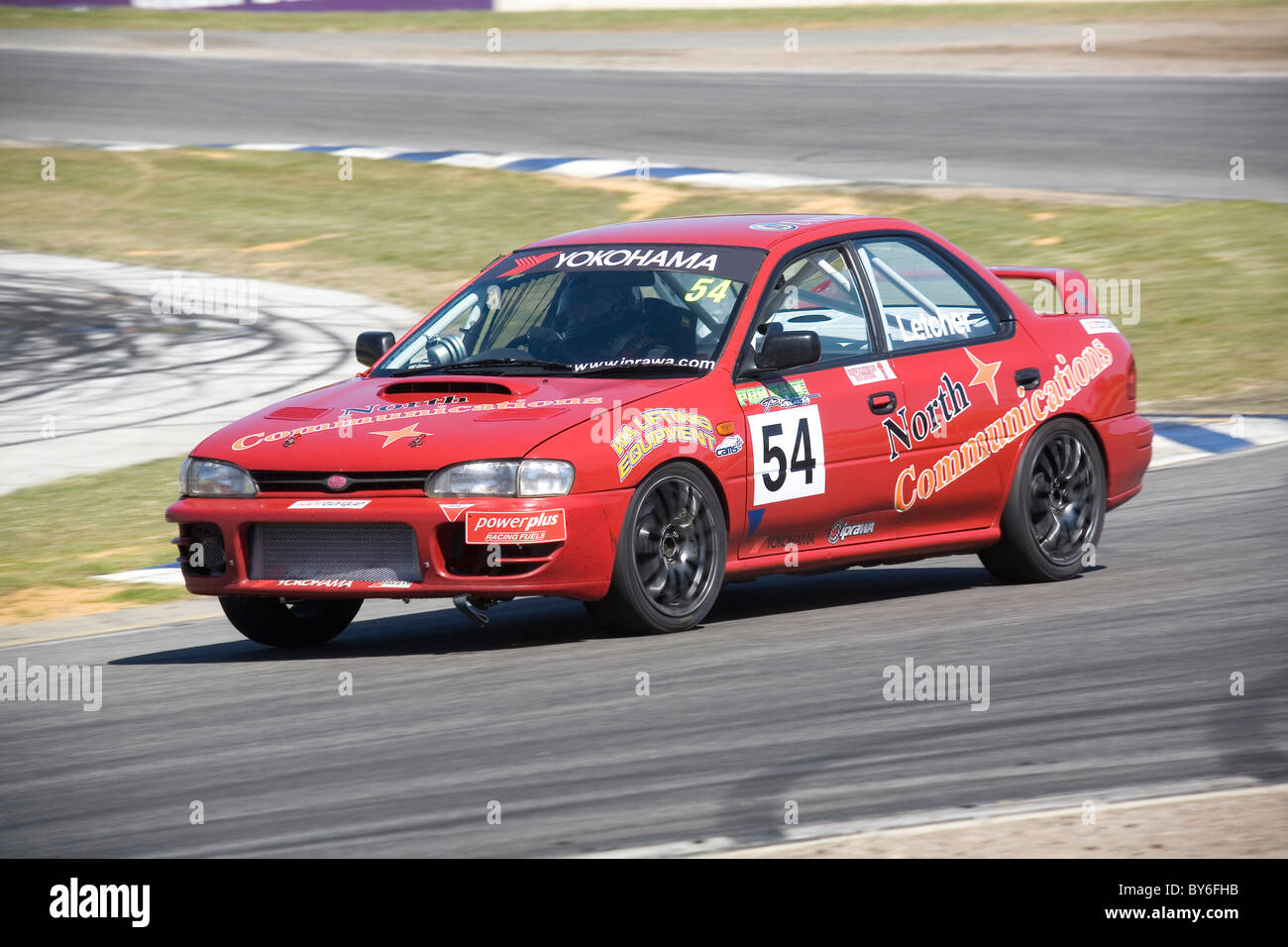 A Subaru WRX being used in Australian club level motorsport at Perth's ...