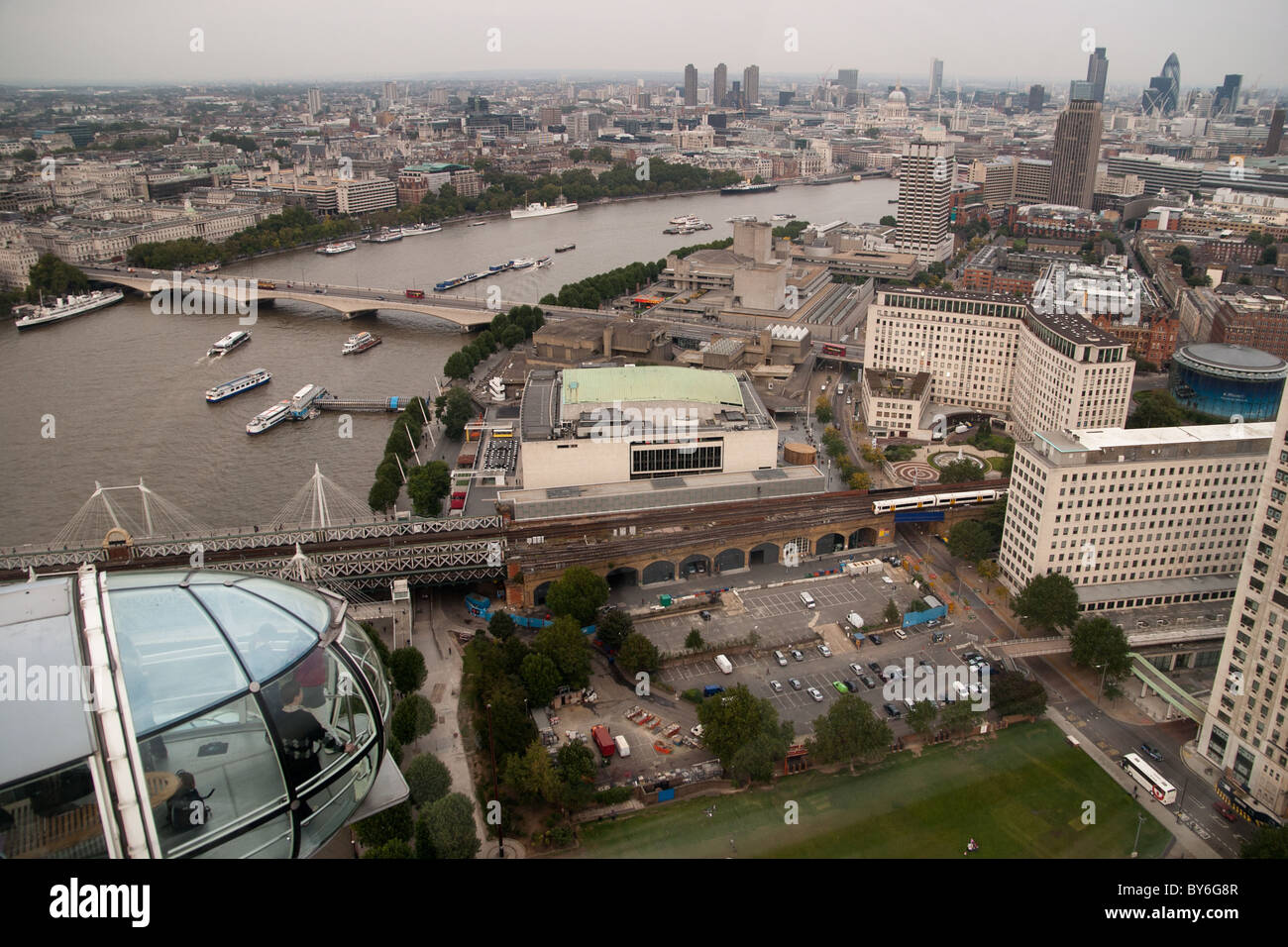 London eye view, London Stock Photo - Alamy