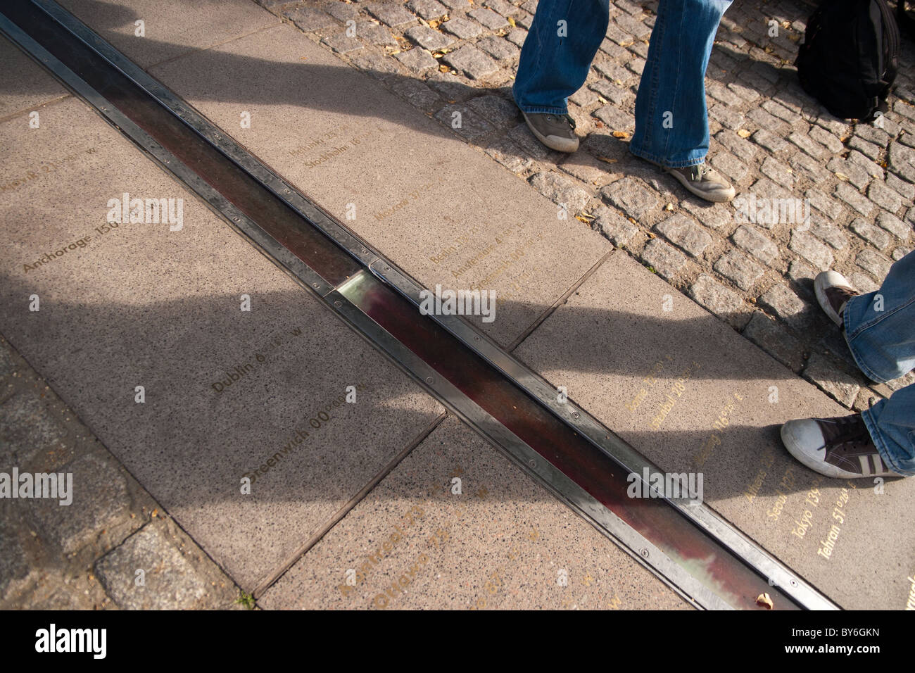 Greenwich meridian line hi-res stock photography and images - Alamy