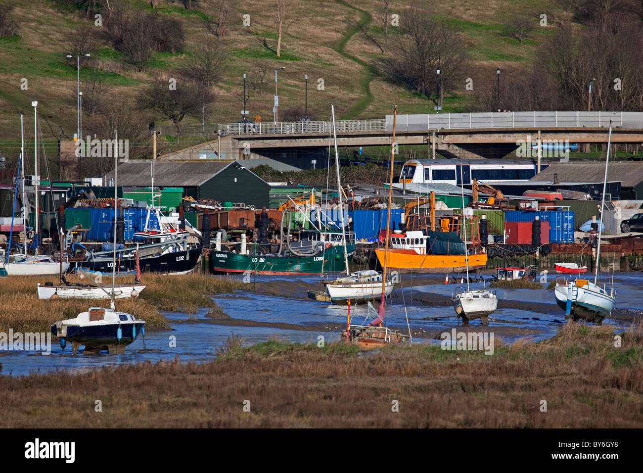 Leigh marina hi-res stock photography and images - Alamy