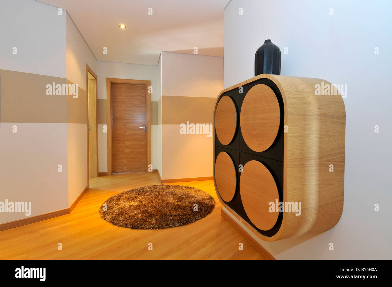 Modern apartment hall decoration Stock Photo - Alamy