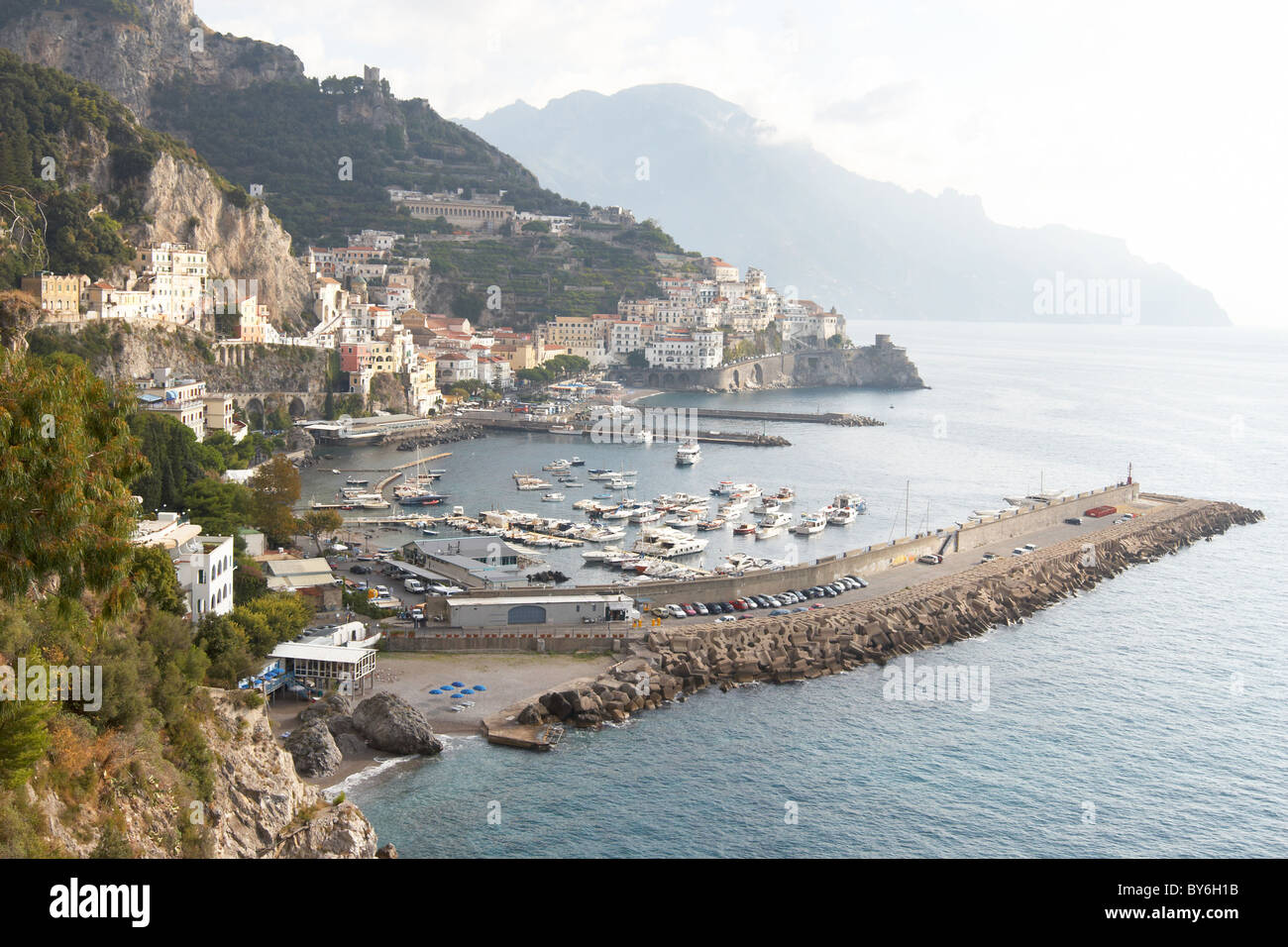 Amalfi city view hi-res stock photography and images - Alamy