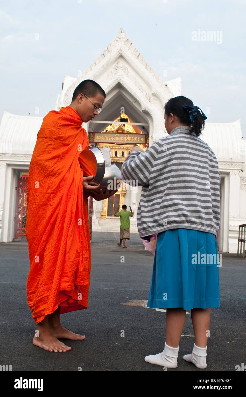 Asian monk making monk bowl hi-res stock photography and images - Alamy
