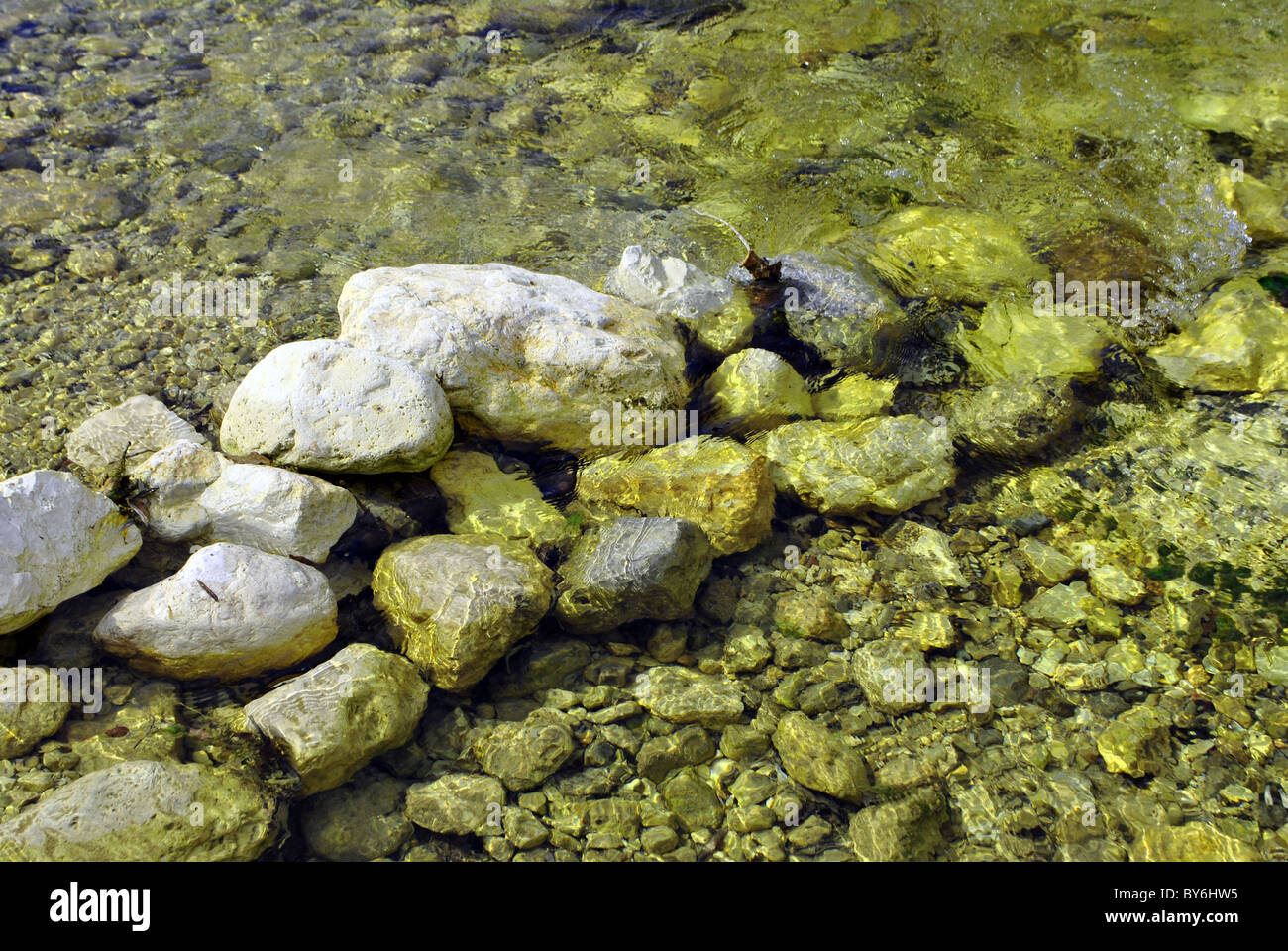 Abstract background texture of some smooth stones in a river Stock ...