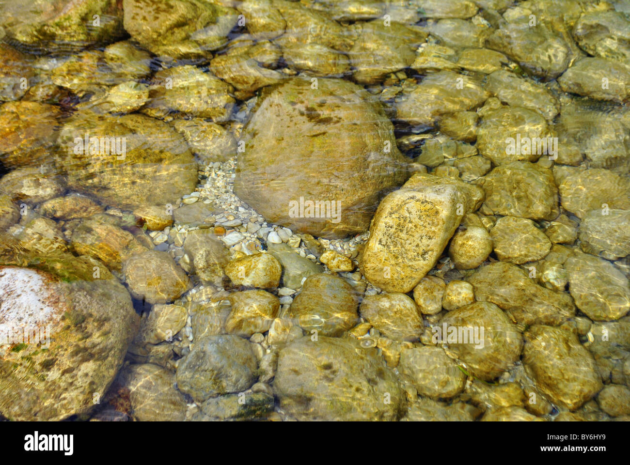 Abstract background texture of some smooth stones in a river Stock ...