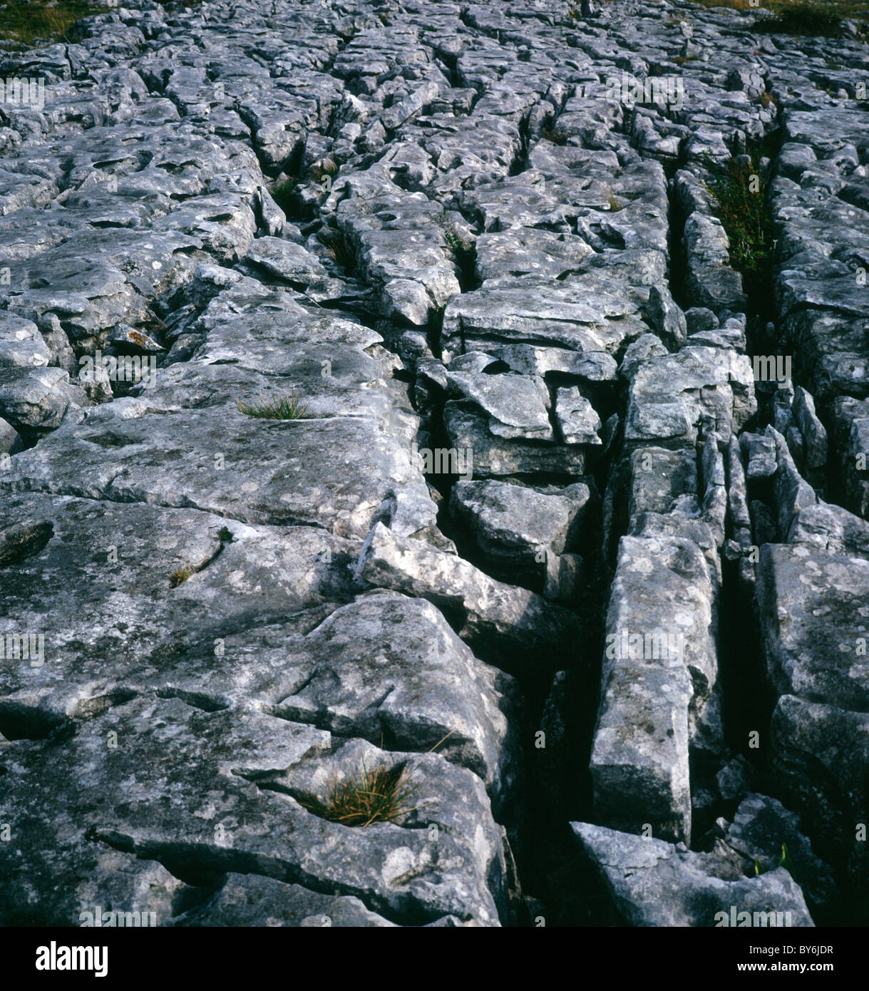 Carboniferous limestone karst landscape scenery Yorkshire Dales ...