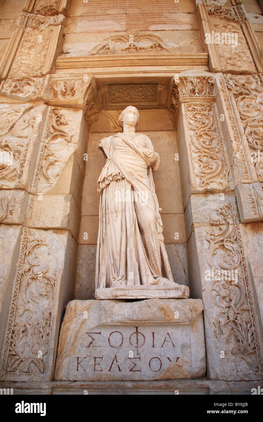 Sophia, the statue of Wisdom at Ephesus Turkey Stock Photo - Alamy