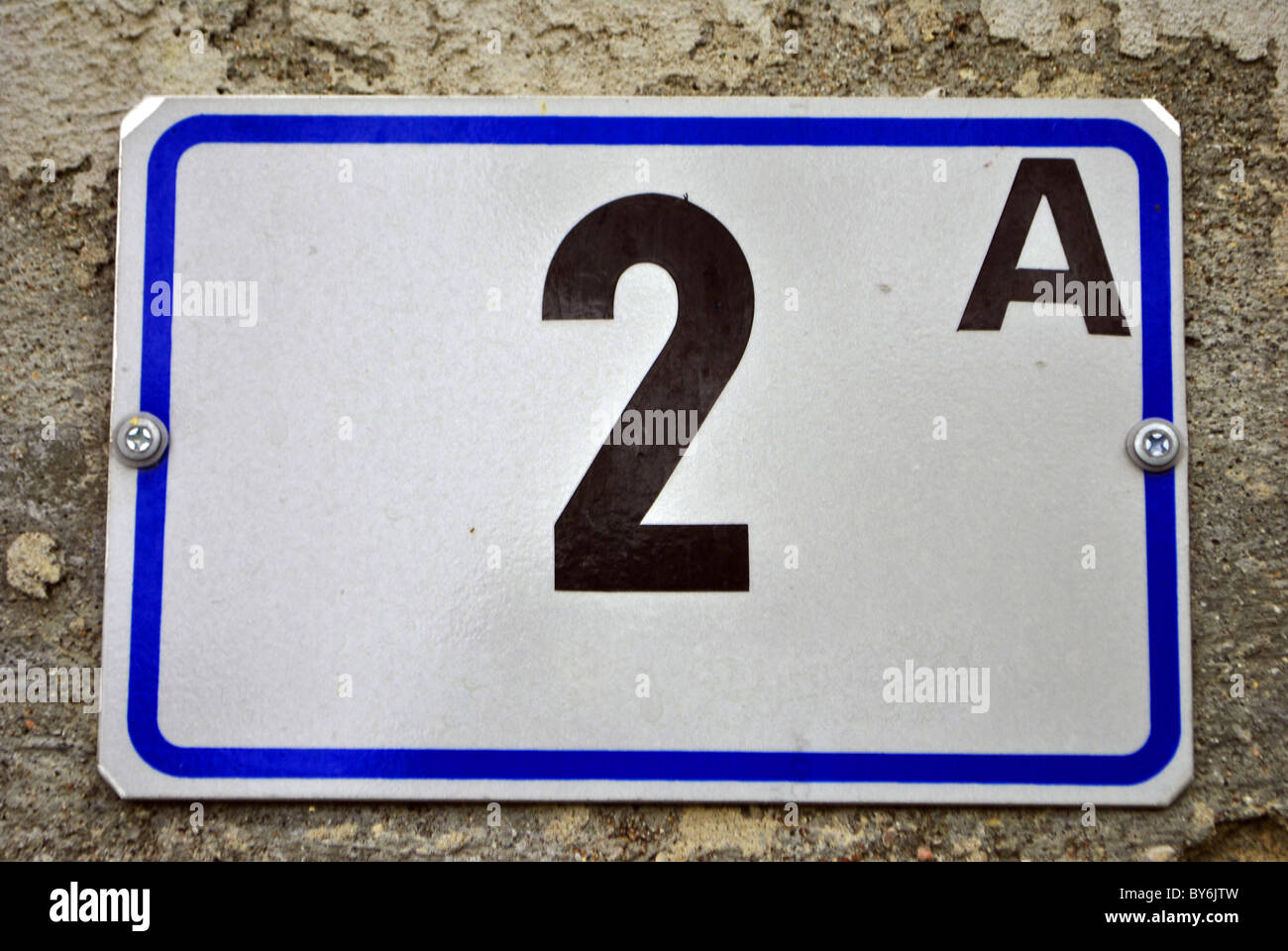 number 2 blue Stock Photo - Alamy