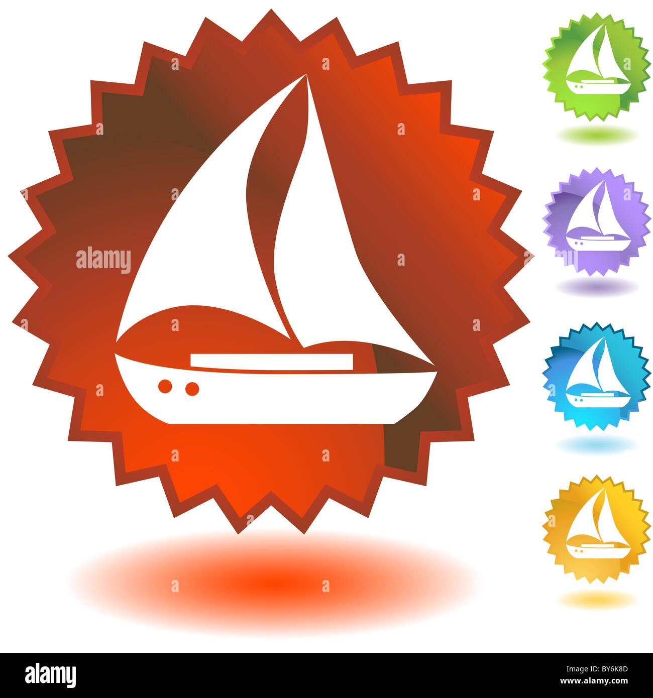 A set of boat icons Stock Photo - Alamy