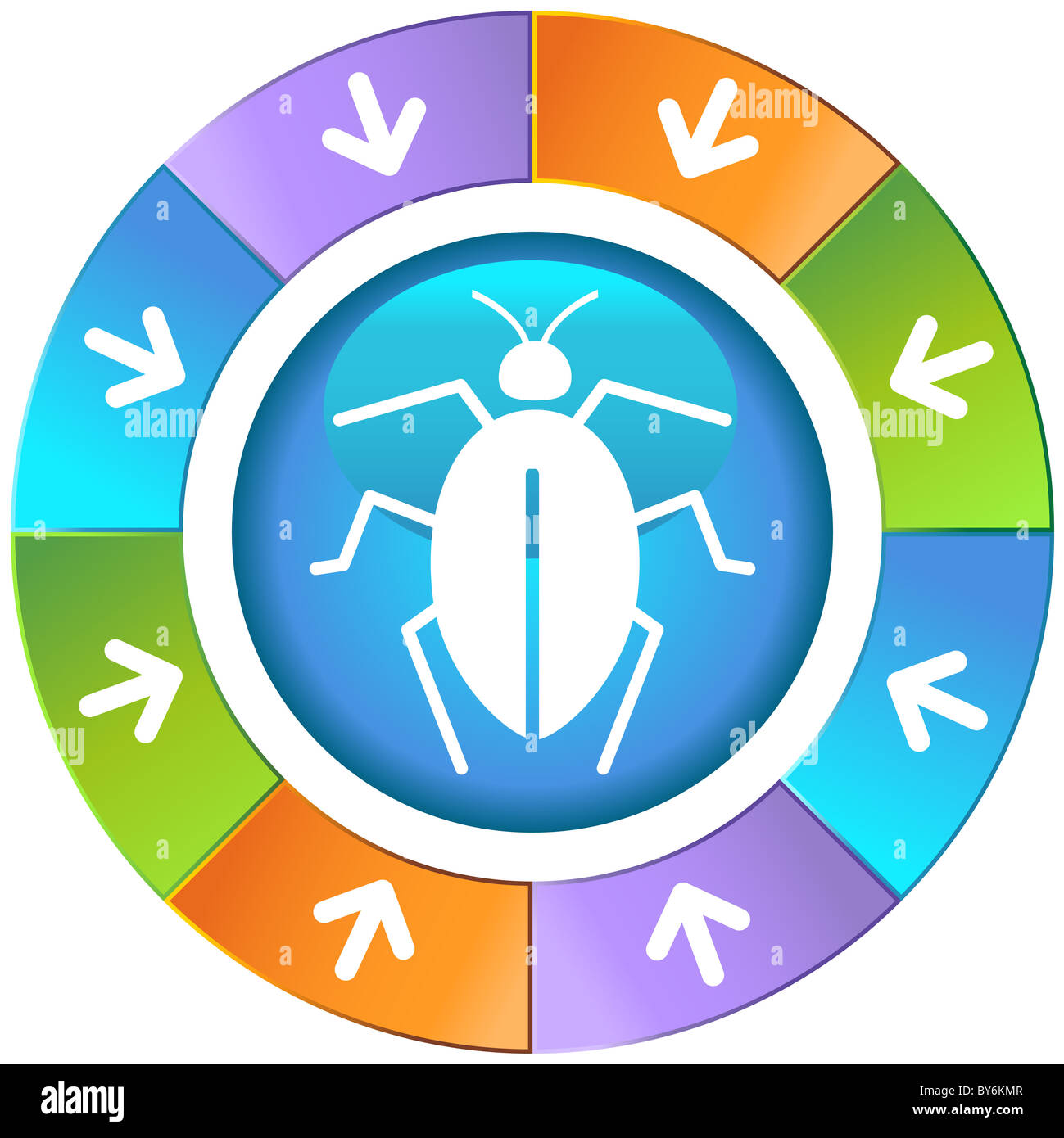 A set of bug icons Stock Photo - Alamy