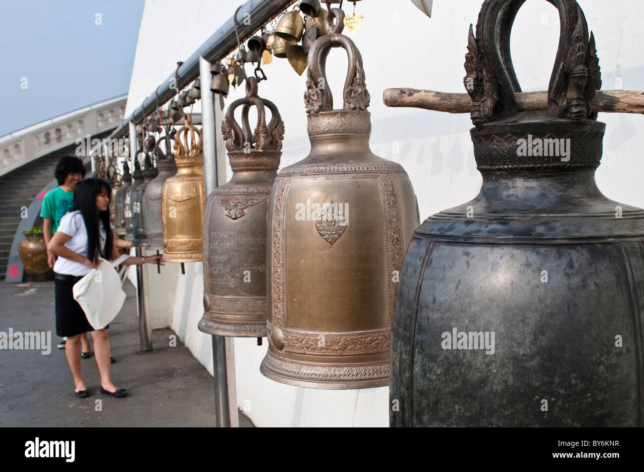Ringing temple bell hi-res stock photography and images - Alamy