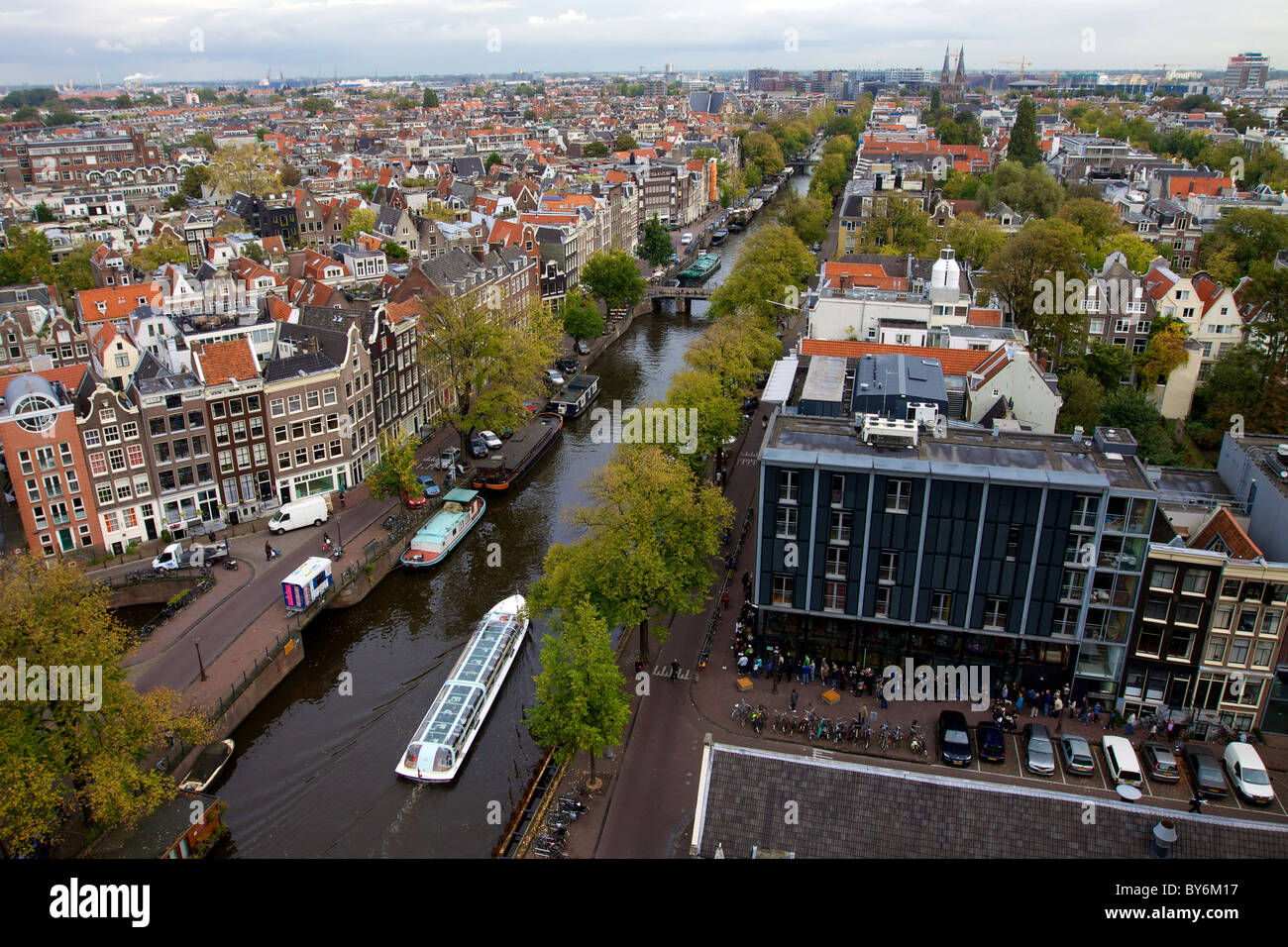 Aerial view of amsterdam hi-res stock photography and images - Alamy