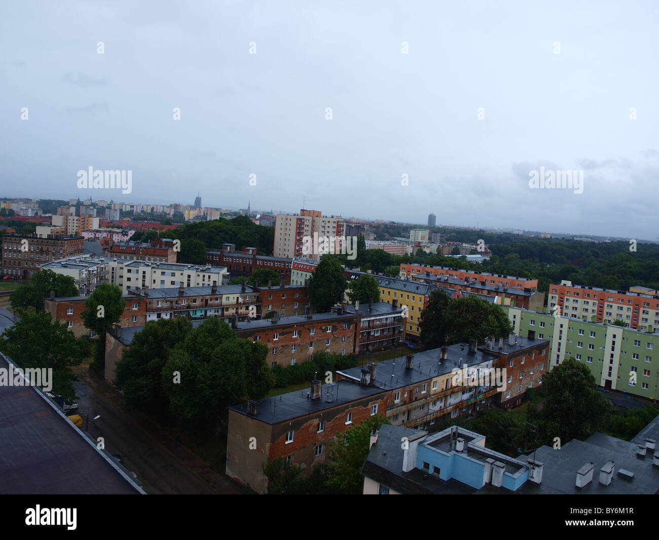 blocks of flats in Szczecin,Poland Stock Photo - Alamy