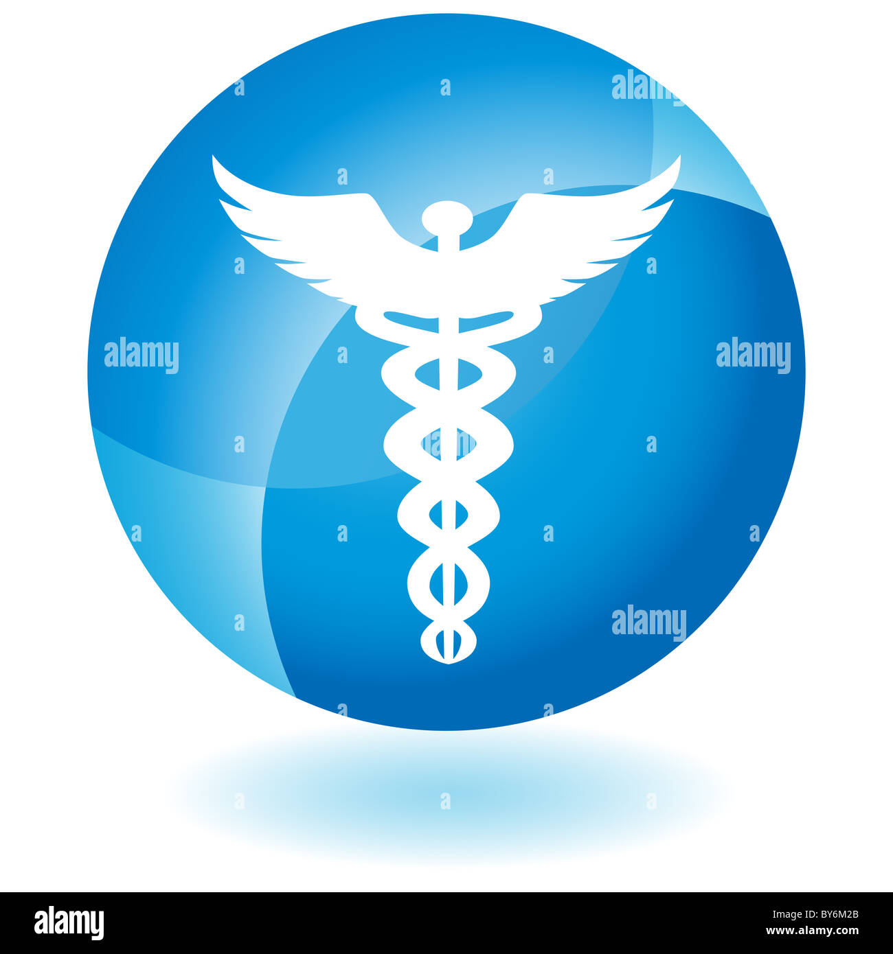 An image of a caduceus medical symbol Stock Photo - Alamy