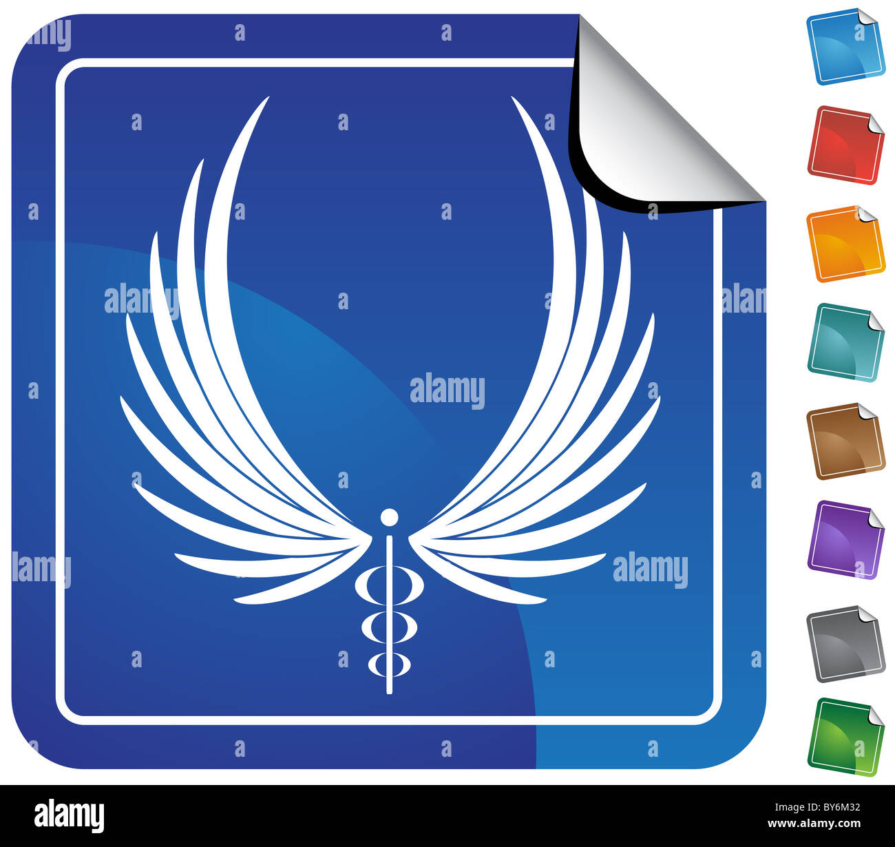 An image of a caduceus medical symbol Stock Photo - Alamy