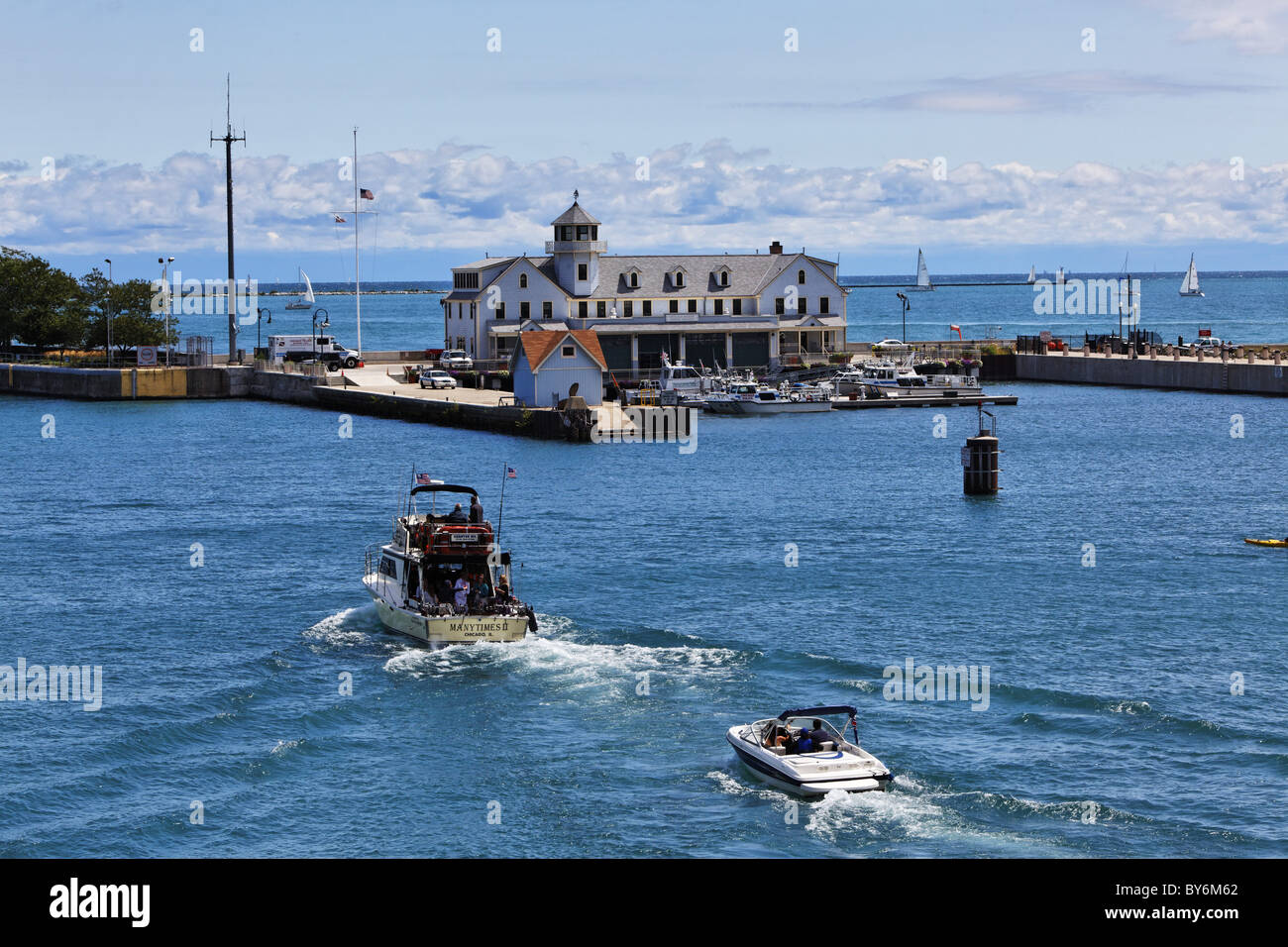 US Coast guard, Lake Michigan, Chicago, Illinois, USA Stock Photo - Alamy