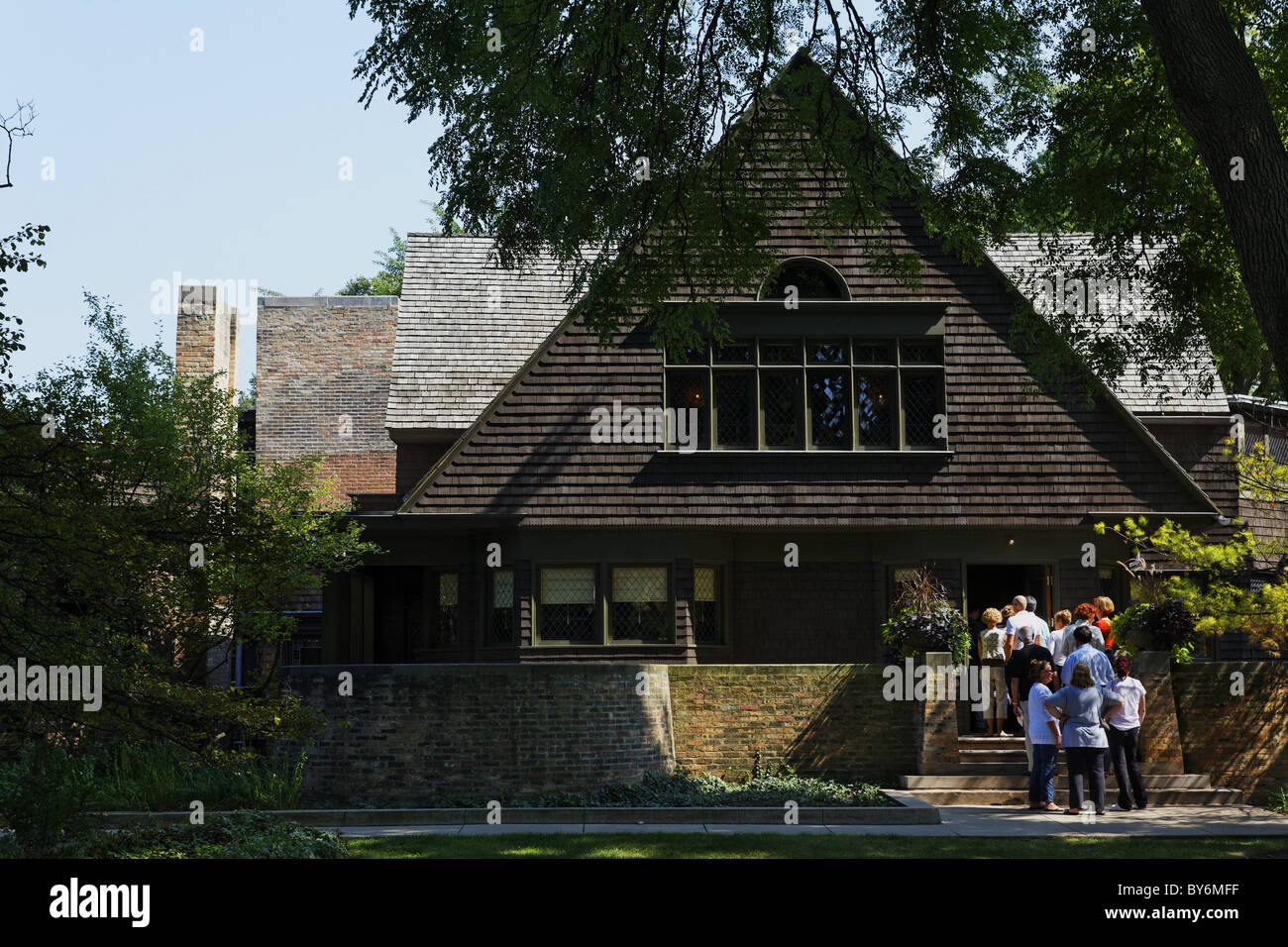 Frank Lloyd Wright Home and Studio, Oak Park, Chicago, Illinois, USA ...