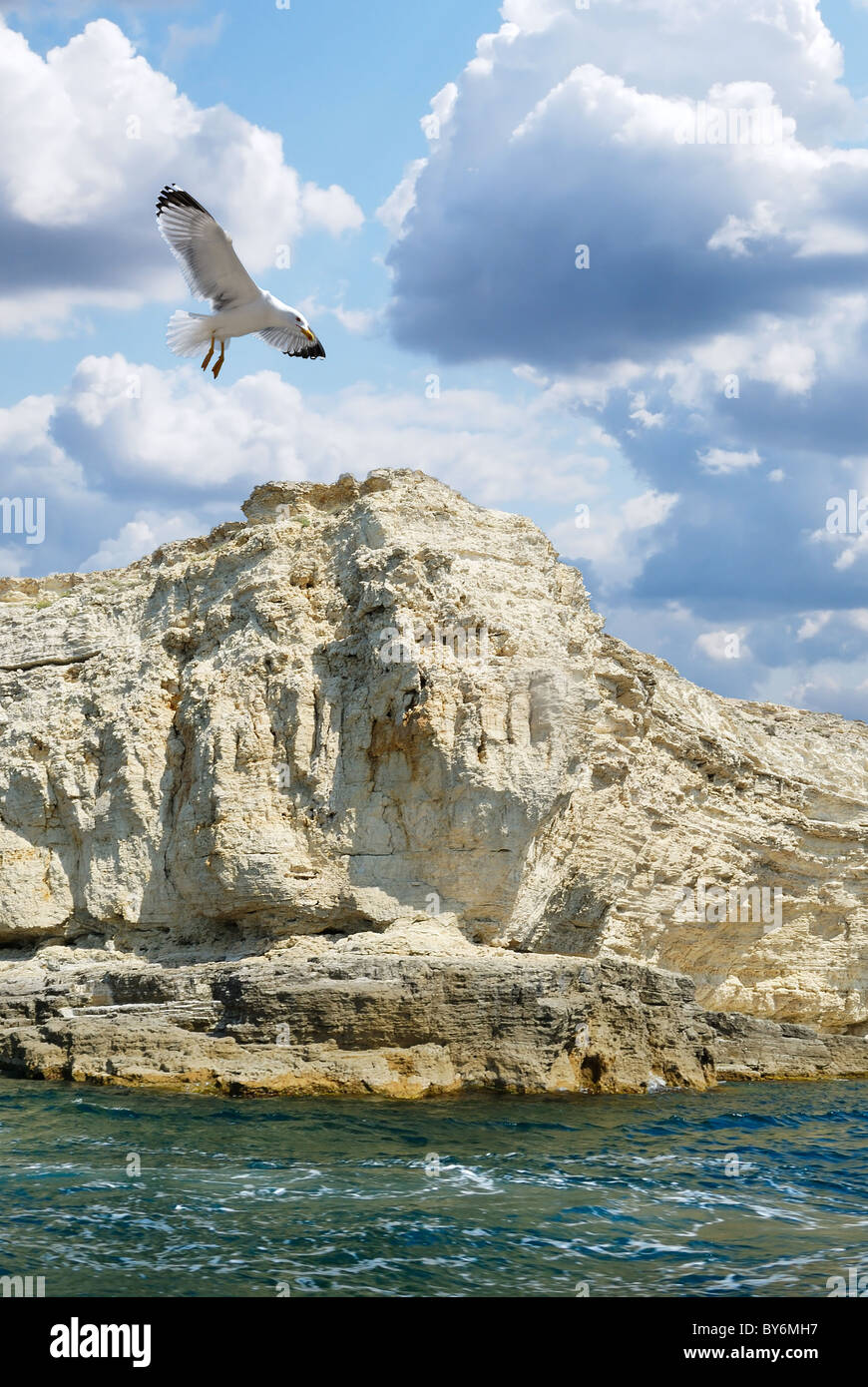 sea rocky bay. landscape Stock Photo - Alamy