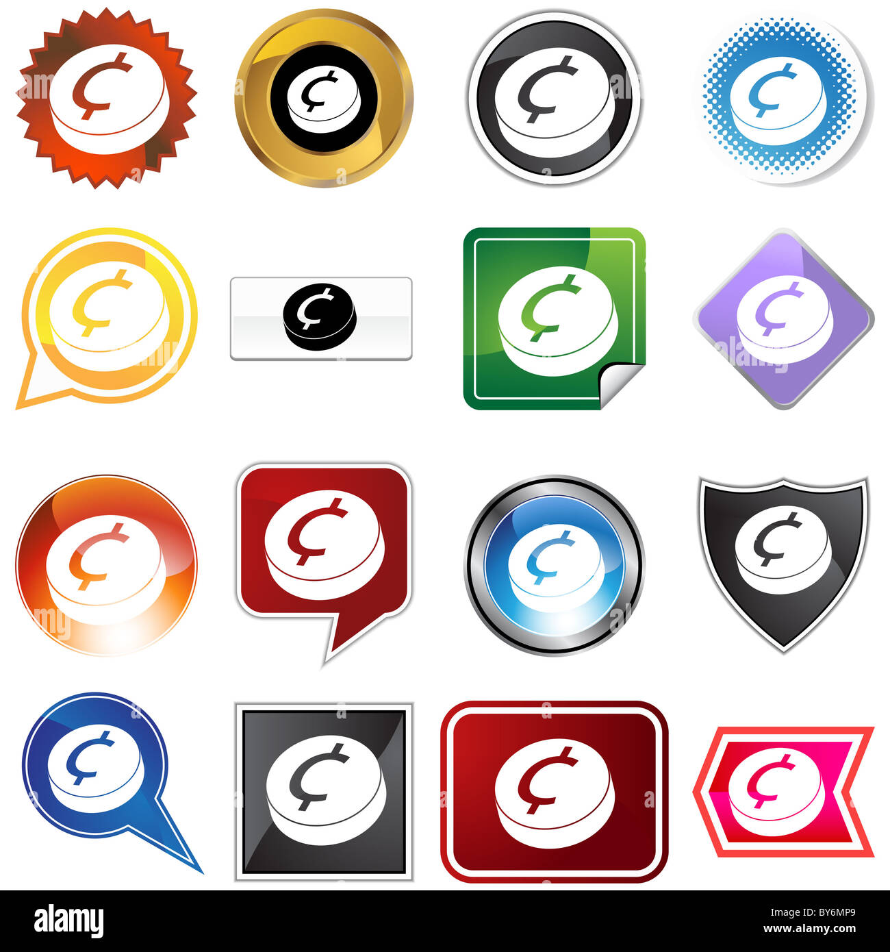 Change icon set isolated on a white background Stock Photo - Alamy