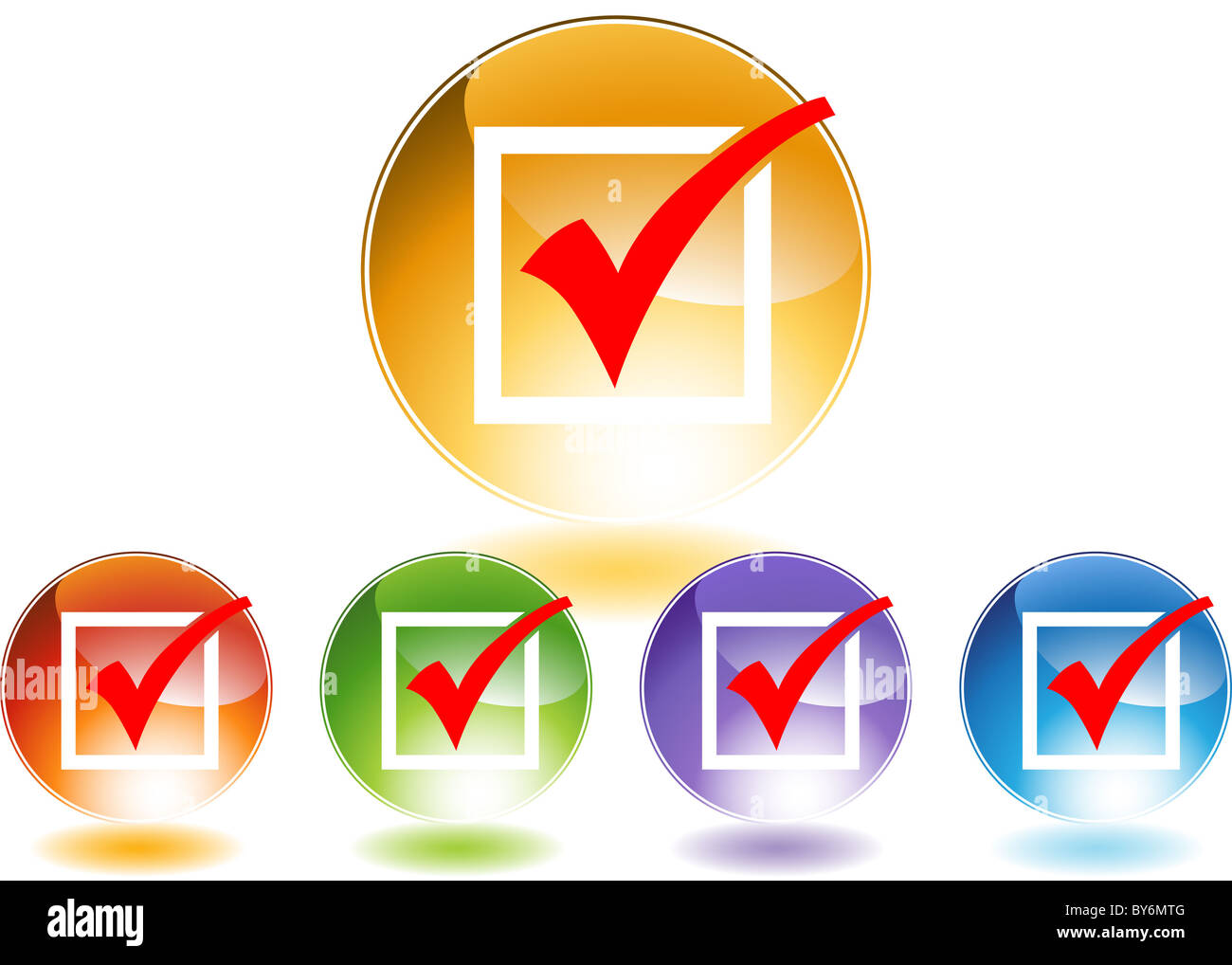 An image of a checkmark Stock Photo - Alamy