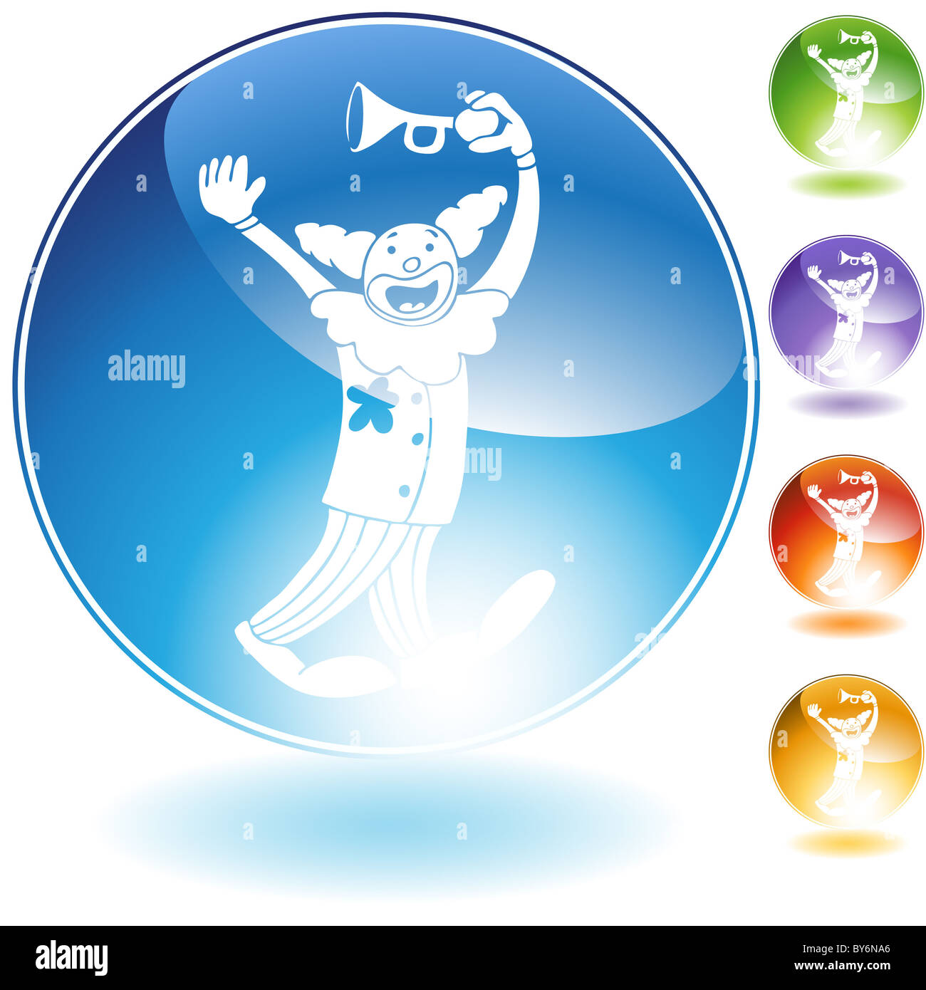 An image of a happy clown Stock Photo - Alamy