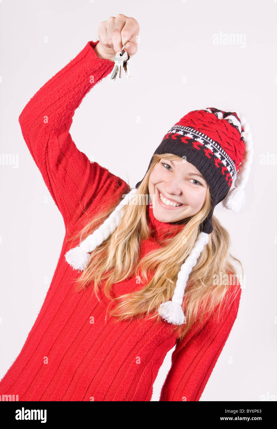 Happy teenager keys hi-res stock photography and images - Alamy