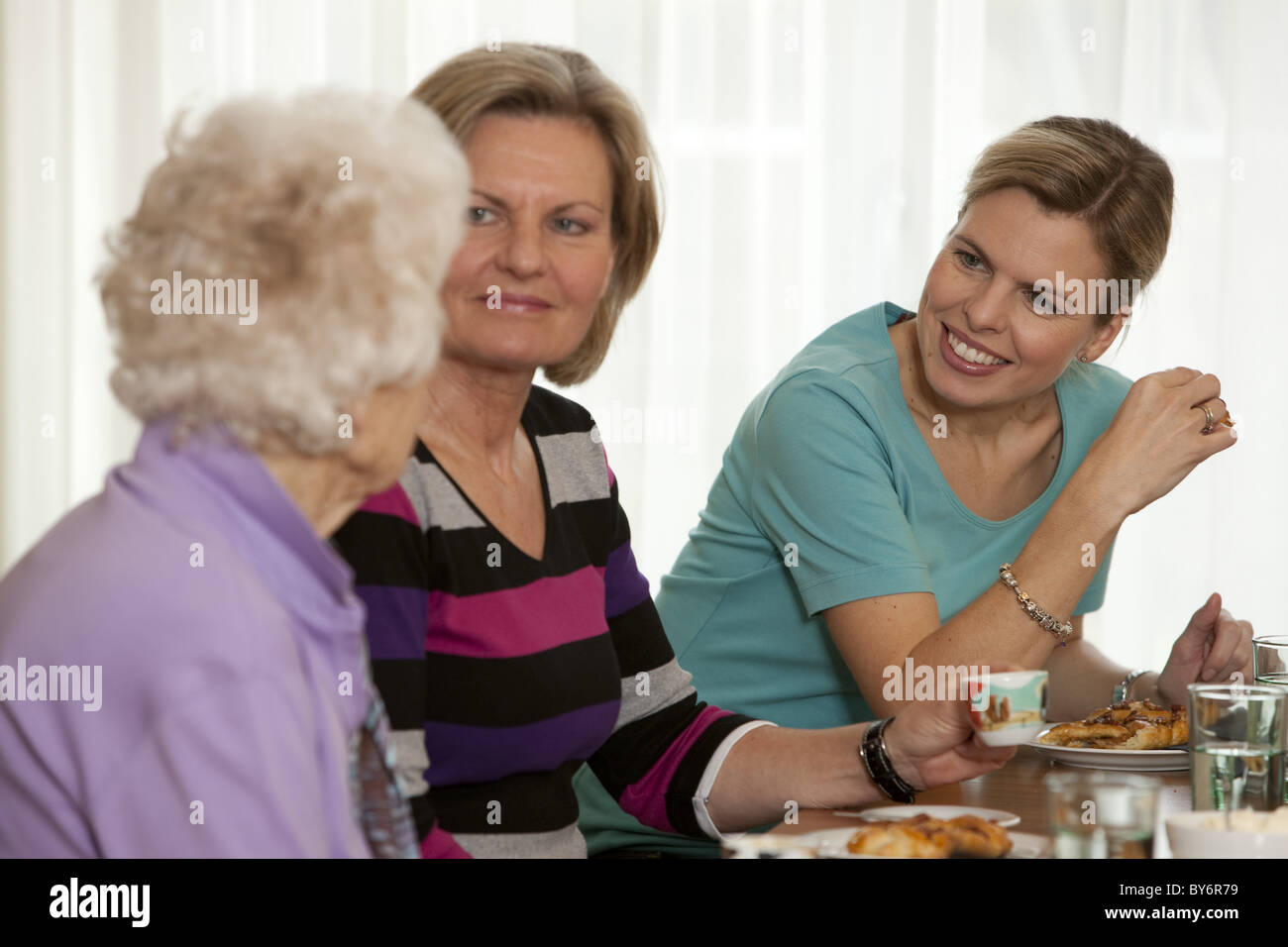 Three female generations of a family Stock Photo - Alamy