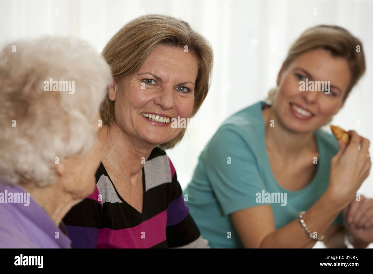 Three female generations of a family Stock Photo - Alamy