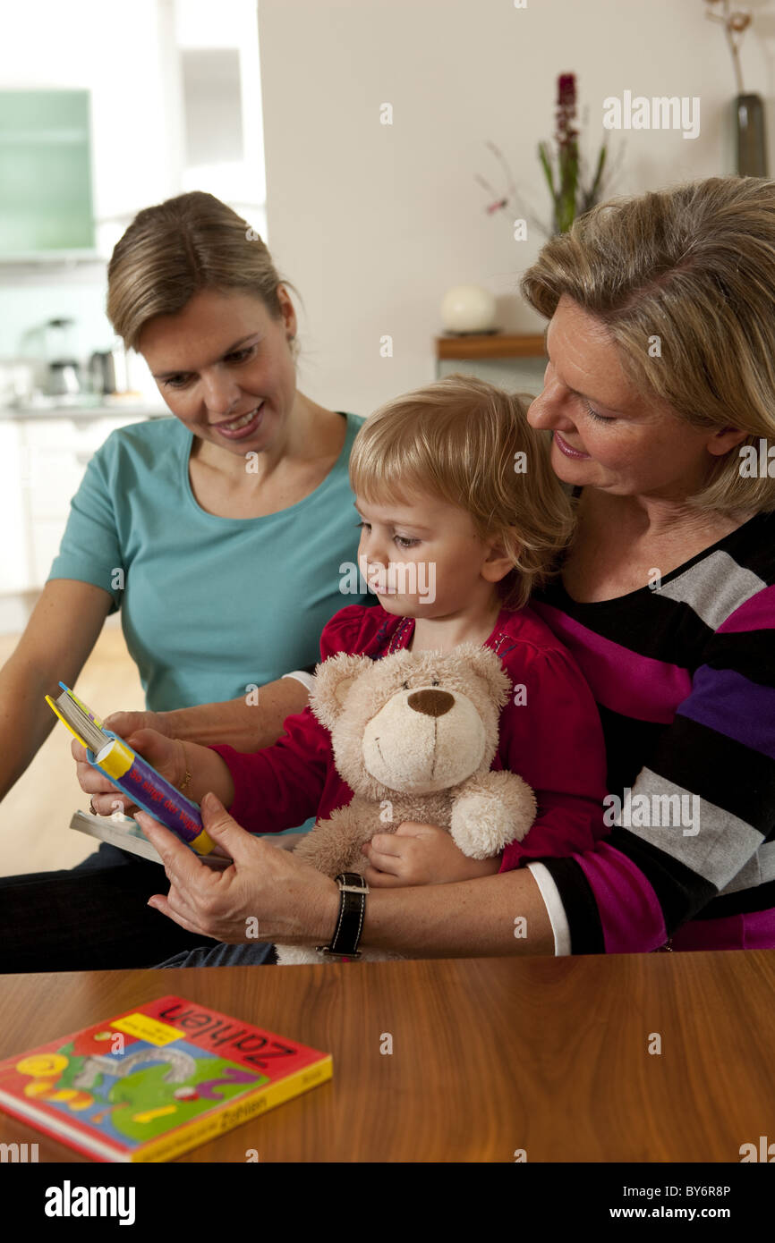 Three female generations of a family Stock Photo - Alamy