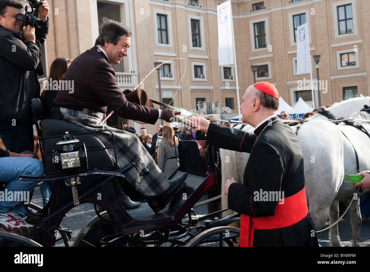 cardinal Italy Europe Stock Photo - Alamy
