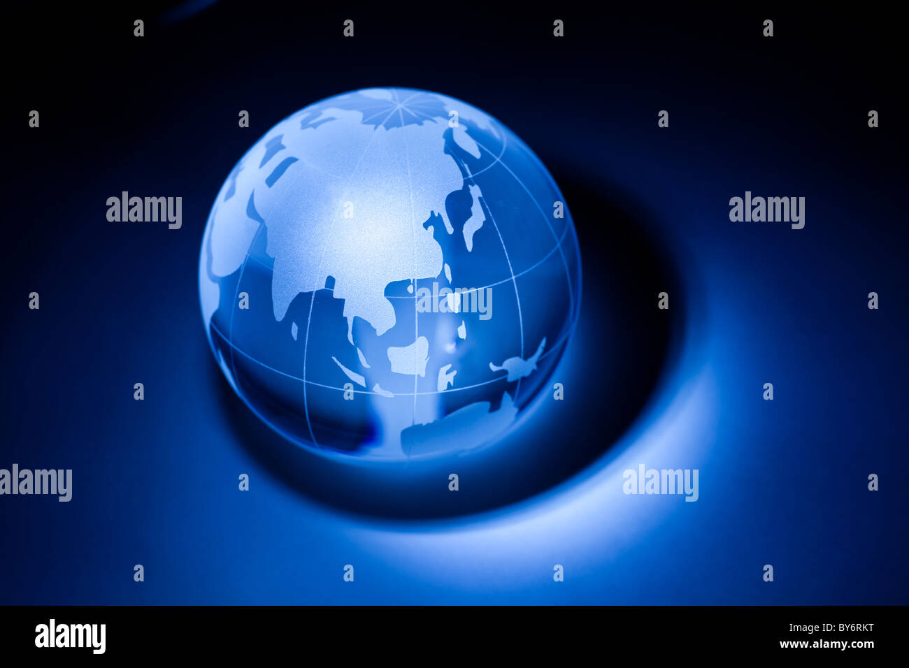 Earth planet,blue globe for background Stock Photo - Alamy