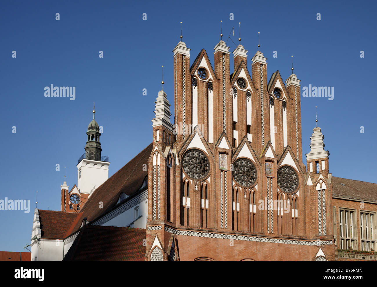 City Hall, Town hall, Frankfurt (Oder), Land Brandenburg, Germany Stock ...