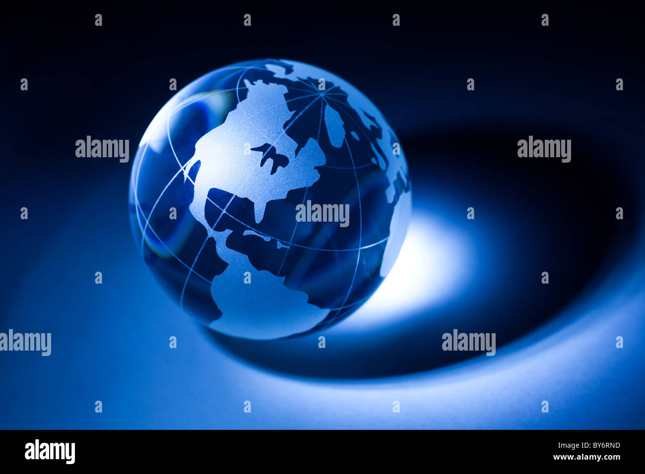 Earth planet,Transparent globe for background Stock Photo - Alamy