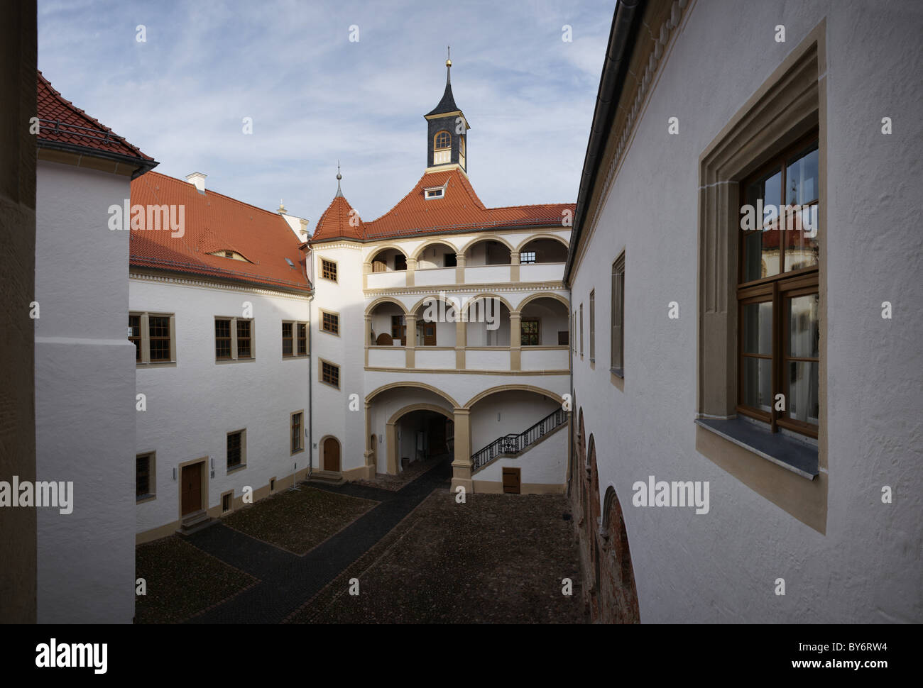 Finsterwalde castle, Finsterwalde, Land Brandenburg, Germany Stock ...