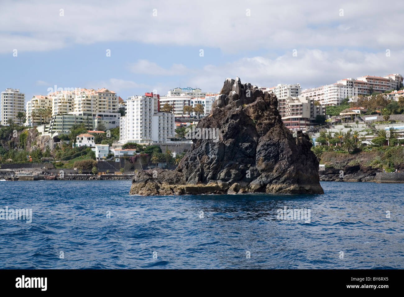 Basalt sea cliff formations, Madeira Stock Photo - Alamy