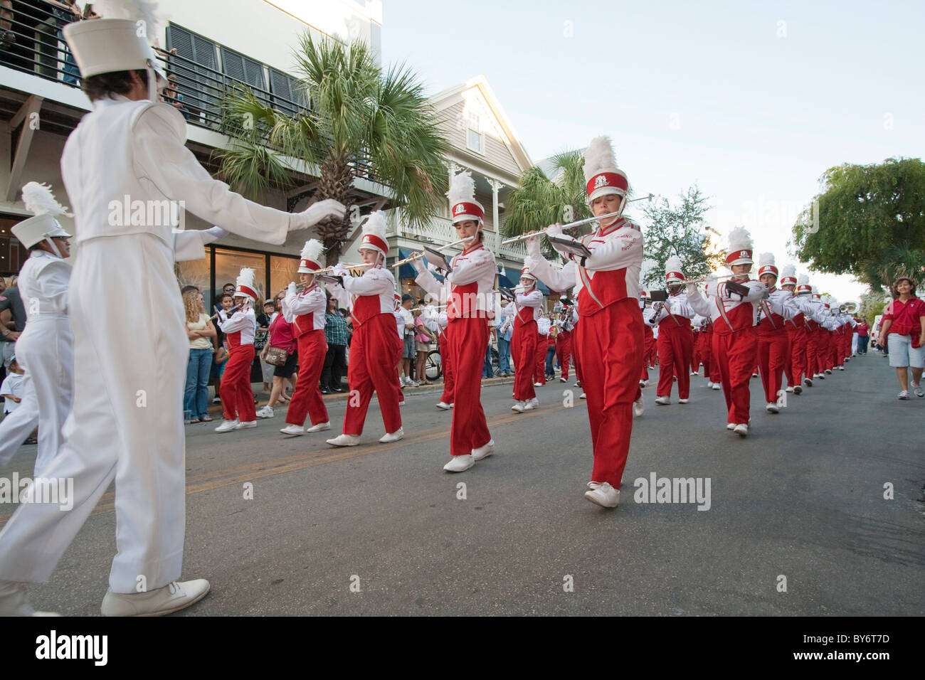 American high school marching band Stock Photo - Alamy
