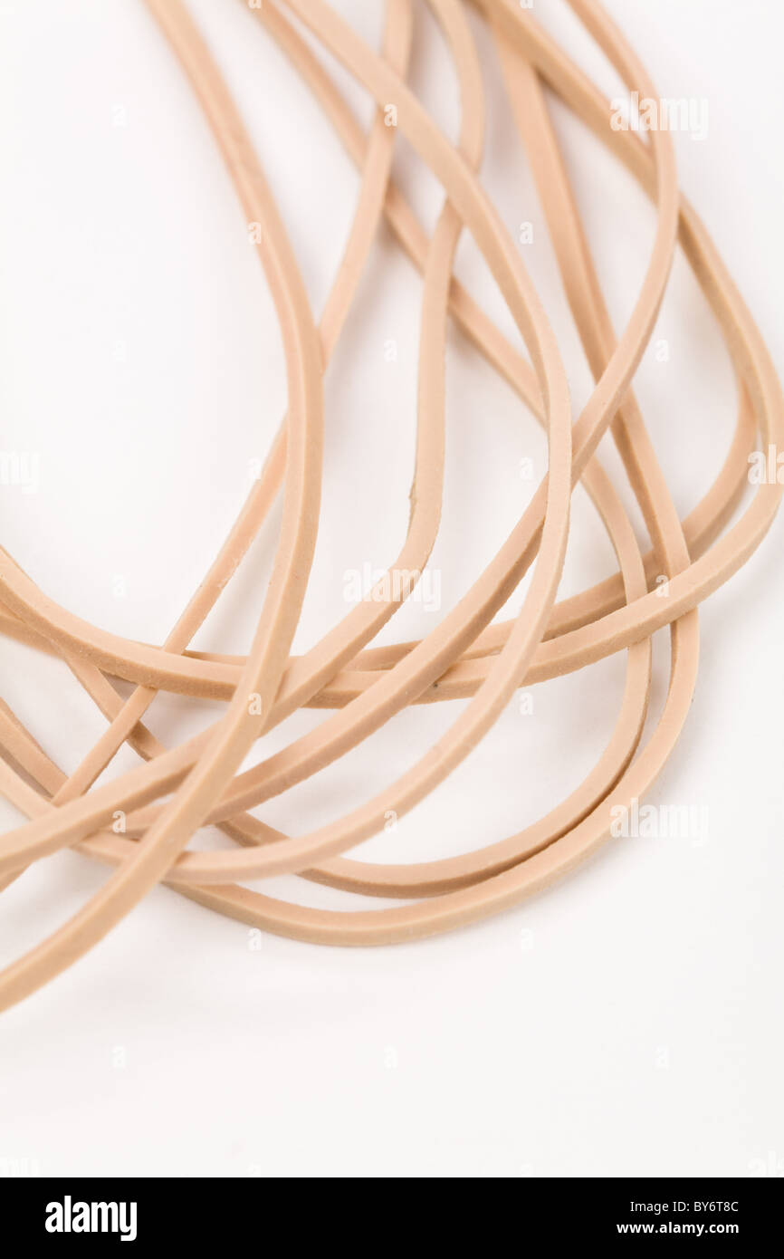 Rubber Band close up shot Stock Photo - Alamy