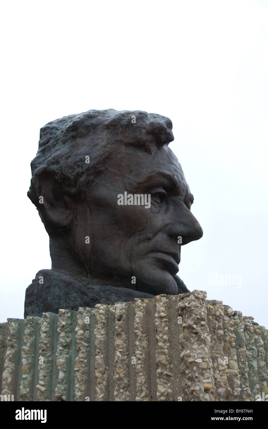Abe lincoln bust peoria heights hi-res stock photography and images - Alamy