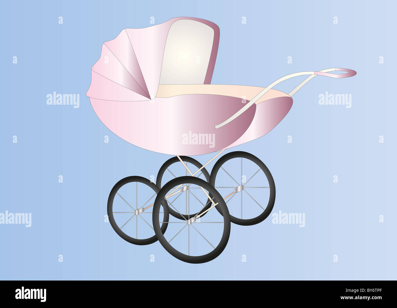 antique baby girl buggy Stock Photo - Alamy
